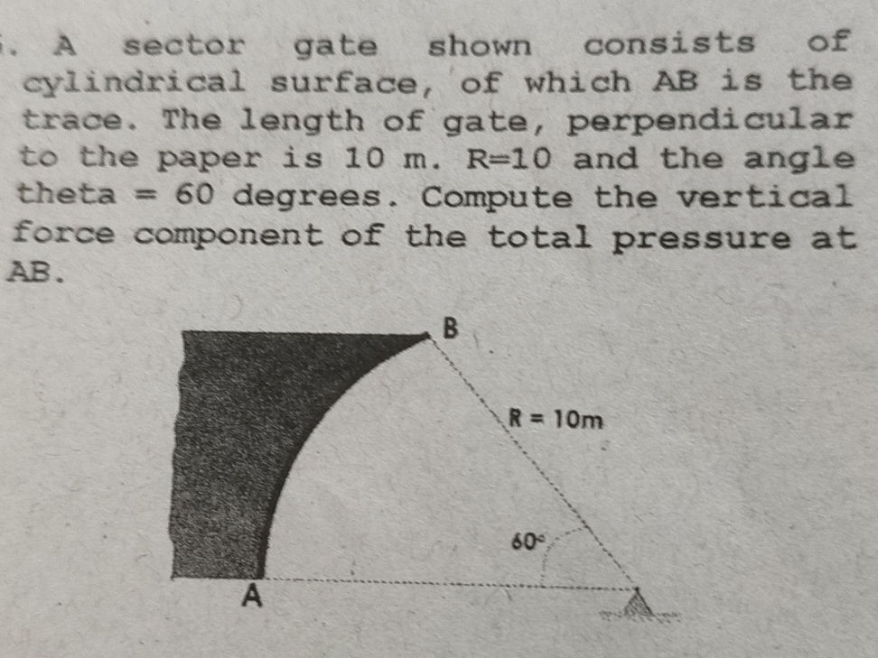 A sector gate shown consists of a | StudyX