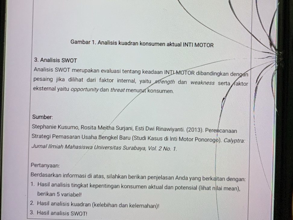 Pertanyaan: Berdasarkan informasi di atas, | StudyX