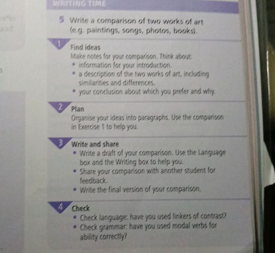 5 Write a comparison of two works of art | StudyX