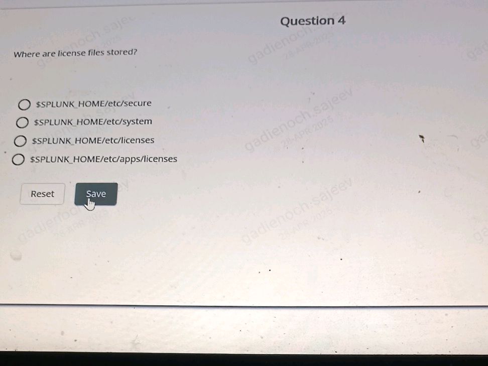 Where are license files stored? | StudyX