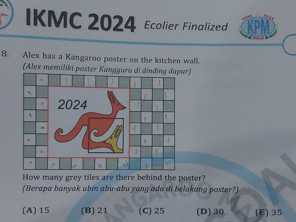 Alex has a Kangaroo poster on the kitchen | StudyX