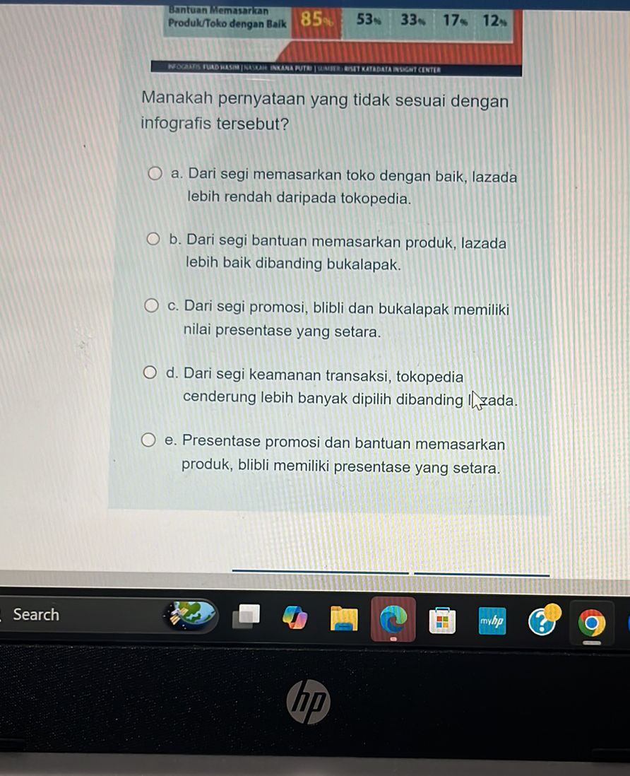 Manakah pernyataan yang tidak sesuai dengan | StudyX