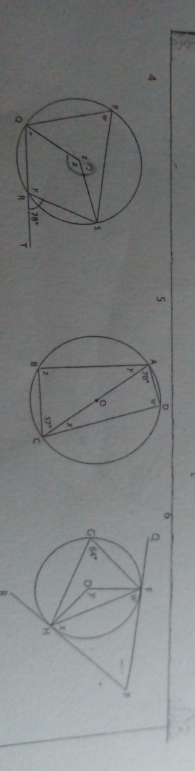 The image contains three geometry problems | StudyX