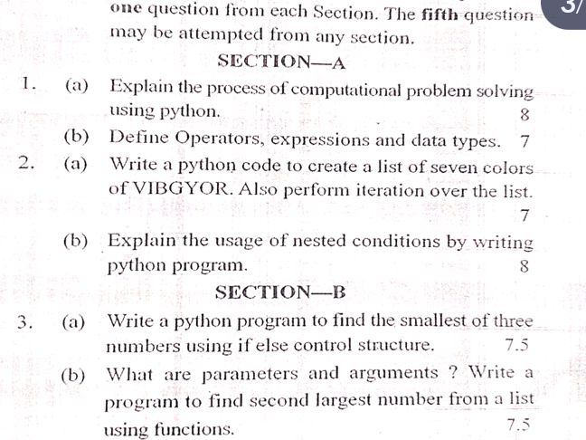 1. (a) Explain the process of computational | StudyX