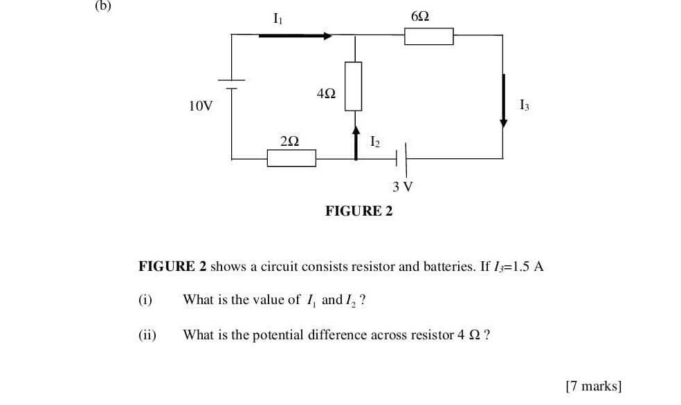 FIGURE 2 shows a circuit consists of | StudyX