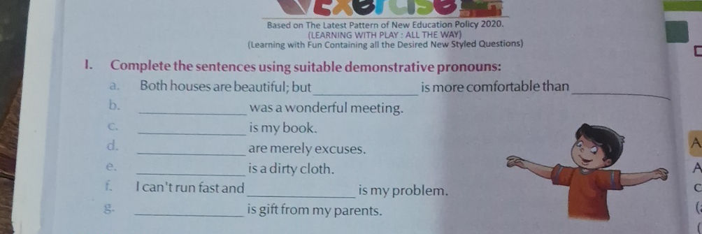 1. Complete the sentences using suitable | StudyX