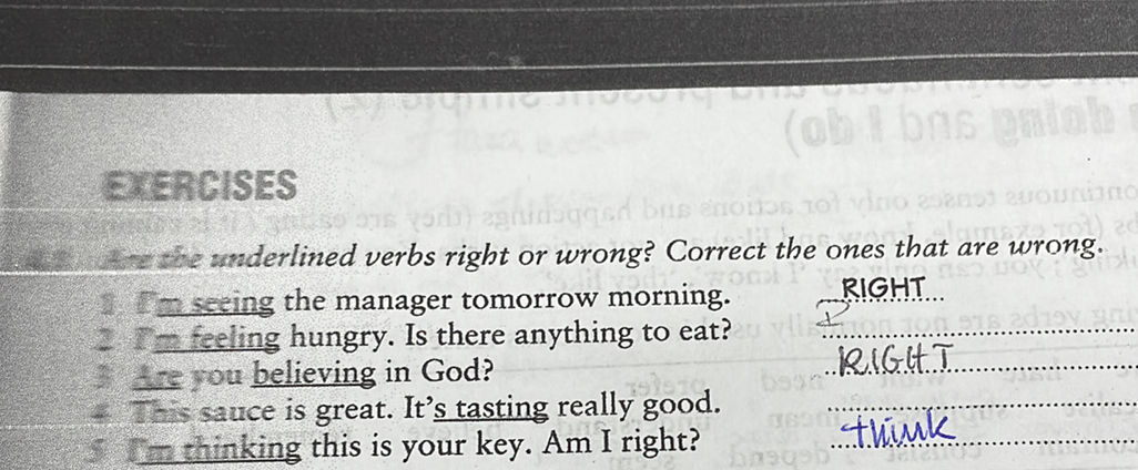 Are the underlined verbs right or wrong? | StudyX