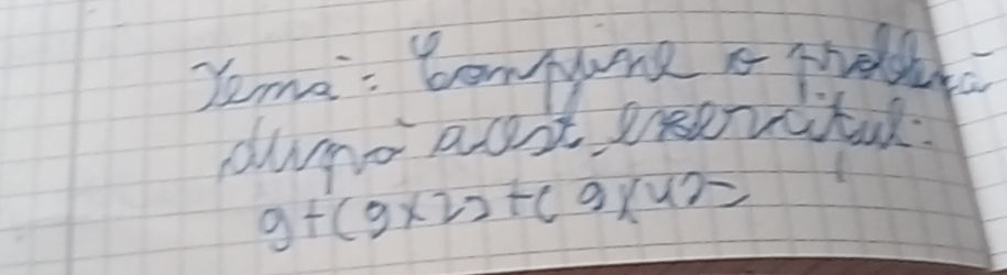 Tema: compune o treaba după acest | StudyX