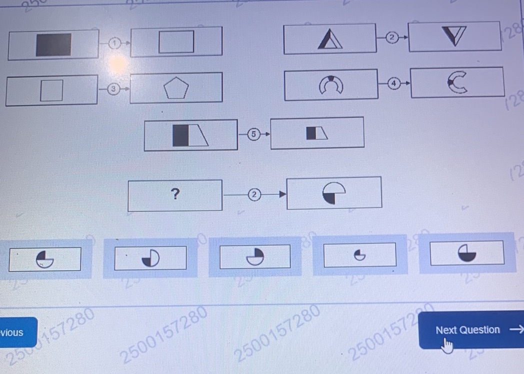 Identify the pattern and select the missing | StudyX