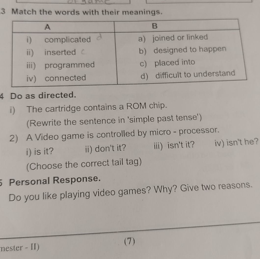 3 Match the words with their meanings. | A | StudyX