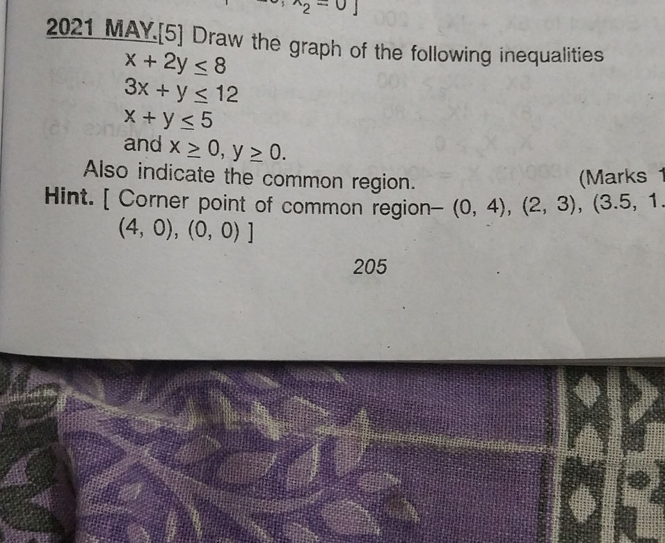 Draw the graph of the following inequalities | StudyX