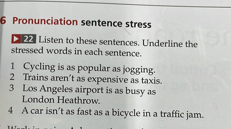 Listen to these sentences. Underline the | StudyX