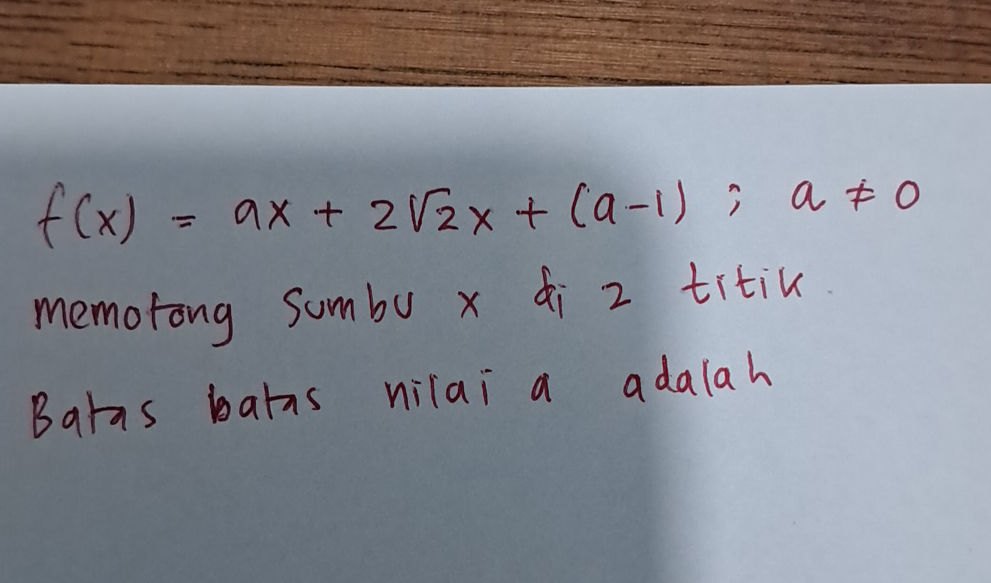 Given the function: $f(x) = ax + 2 {2}x + | StudyX