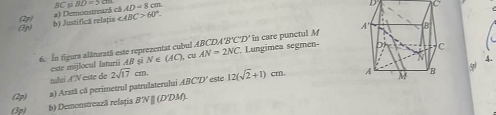 6. În figura alăturată este reprezentat | StudyX