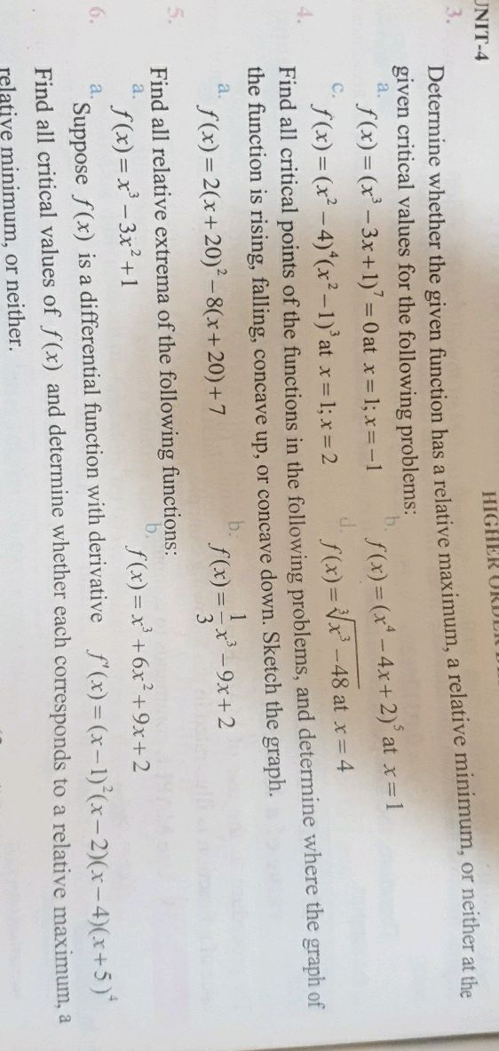3. Determine whether the given function has | StudyX