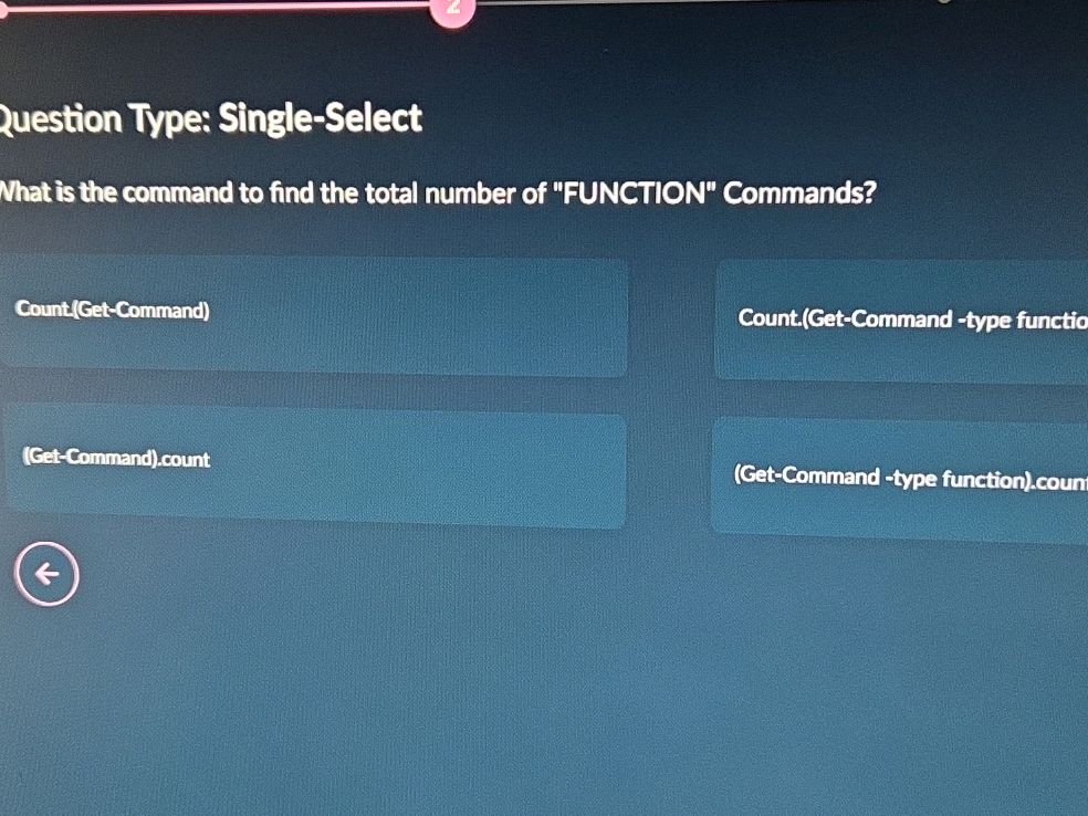 Question Type: Single-Select What is the | StudyX