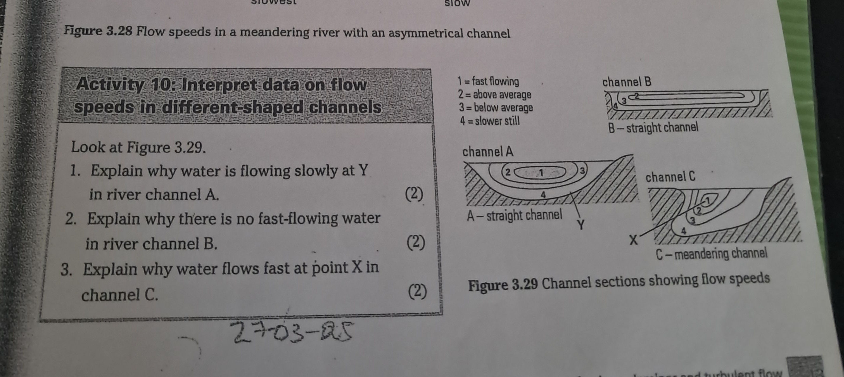 Look at Figure 3.29. 1. Explain why water | StudyX