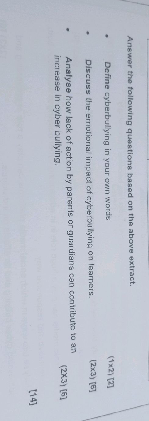 Answer the following questions based on the | StudyX