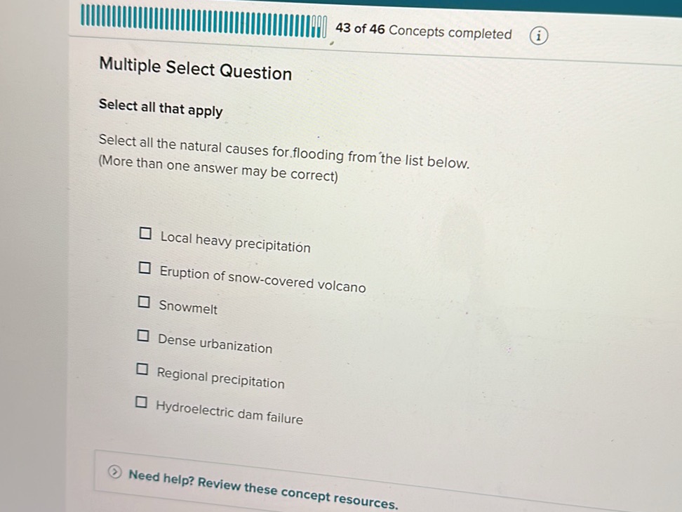 Multiple Select Question Select all that | StudyX