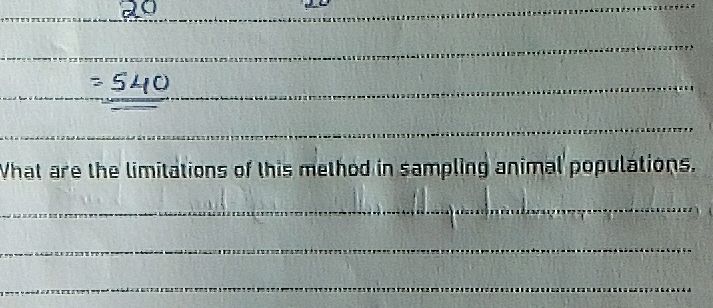 What are the limitations of this method in | StudyX