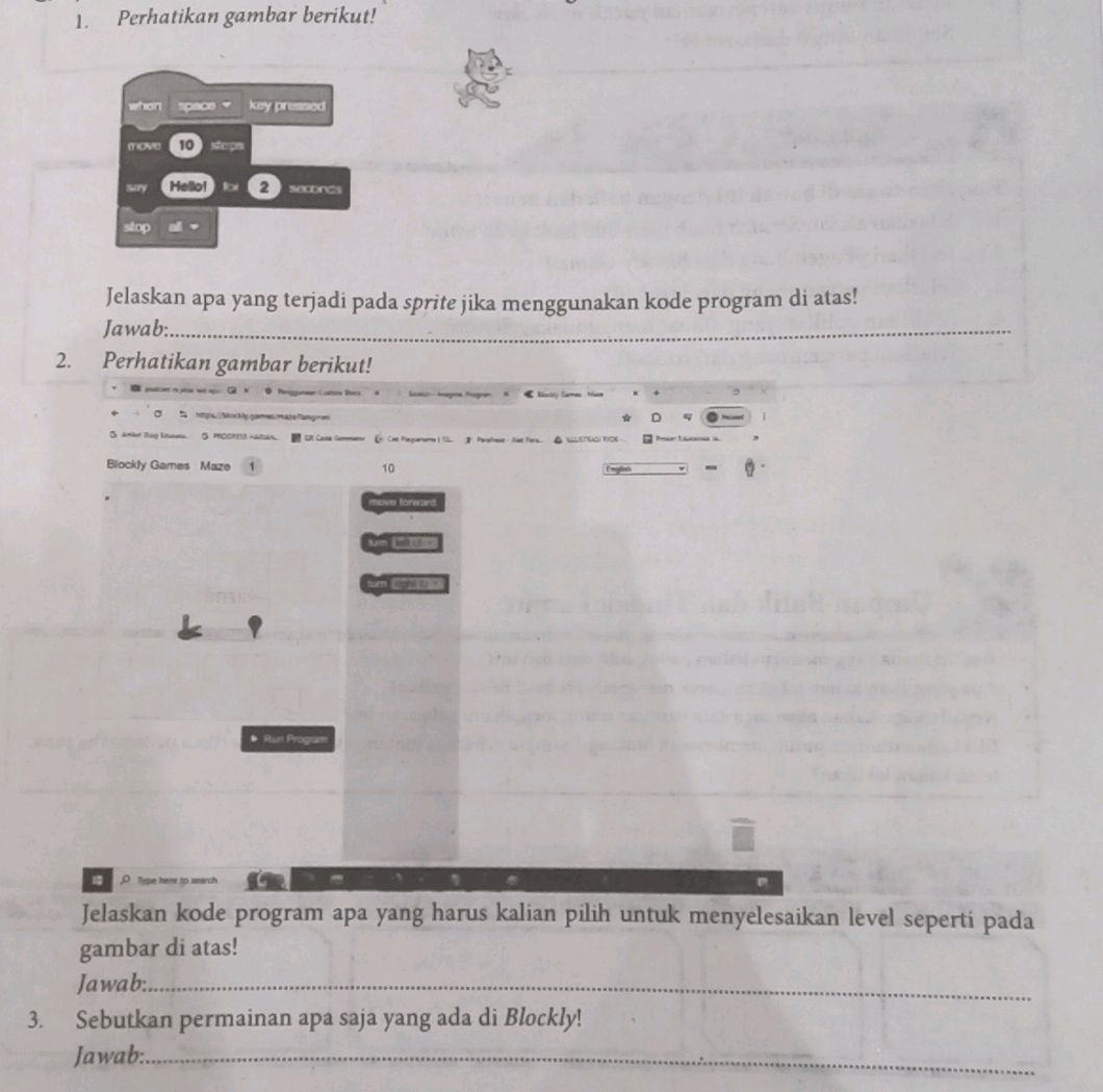 1. Perhatikan gambar berikut! ``` when | StudyX