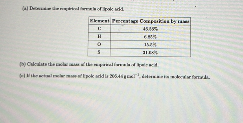 (a) Determine the empirical formula of | StudyX