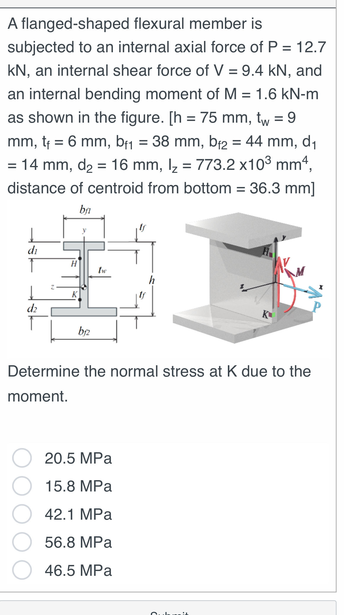 A flanged-shaped flexural member is | StudyX