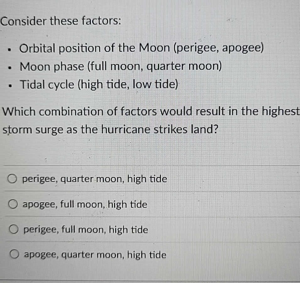 Consider these factors: * Orbital | StudyX