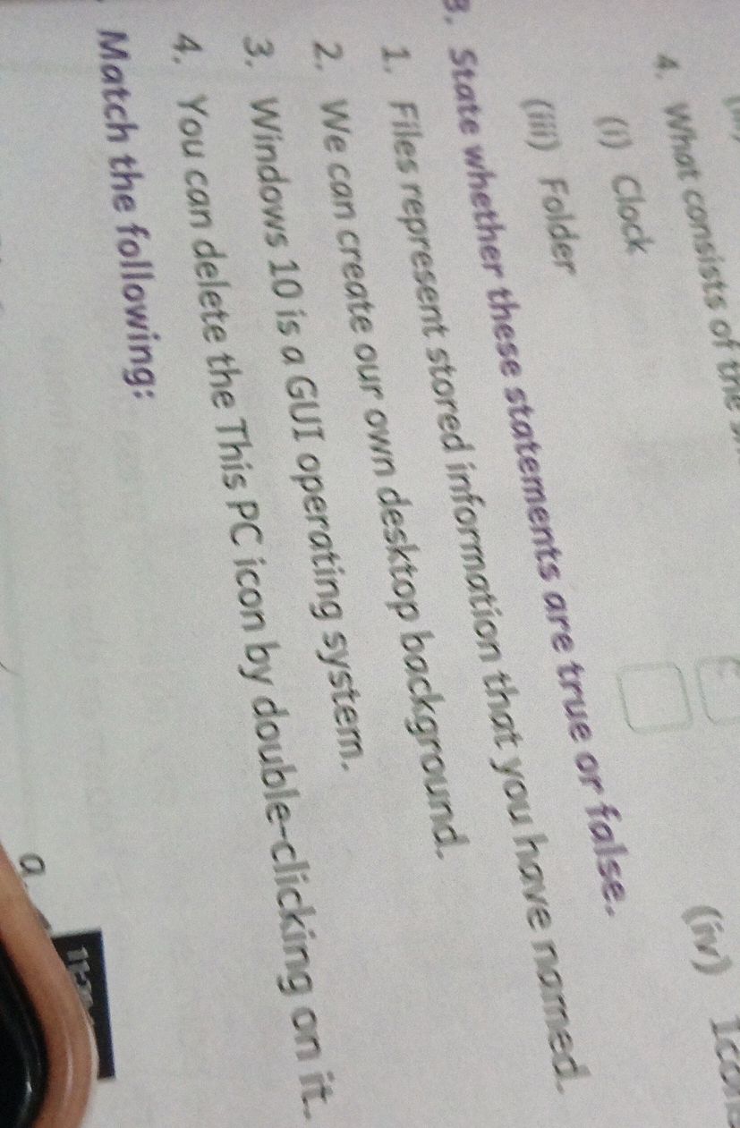 4. What consists of the (i) Clock (iii) | StudyX