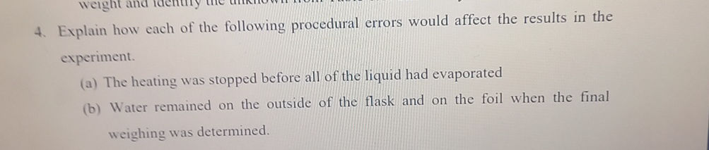 4. Explain how each of the following | StudyX
