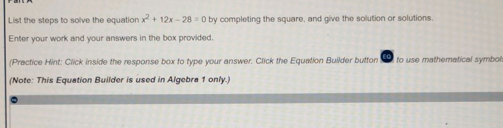 List the steps to solve the equation $x^2 + | StudyX