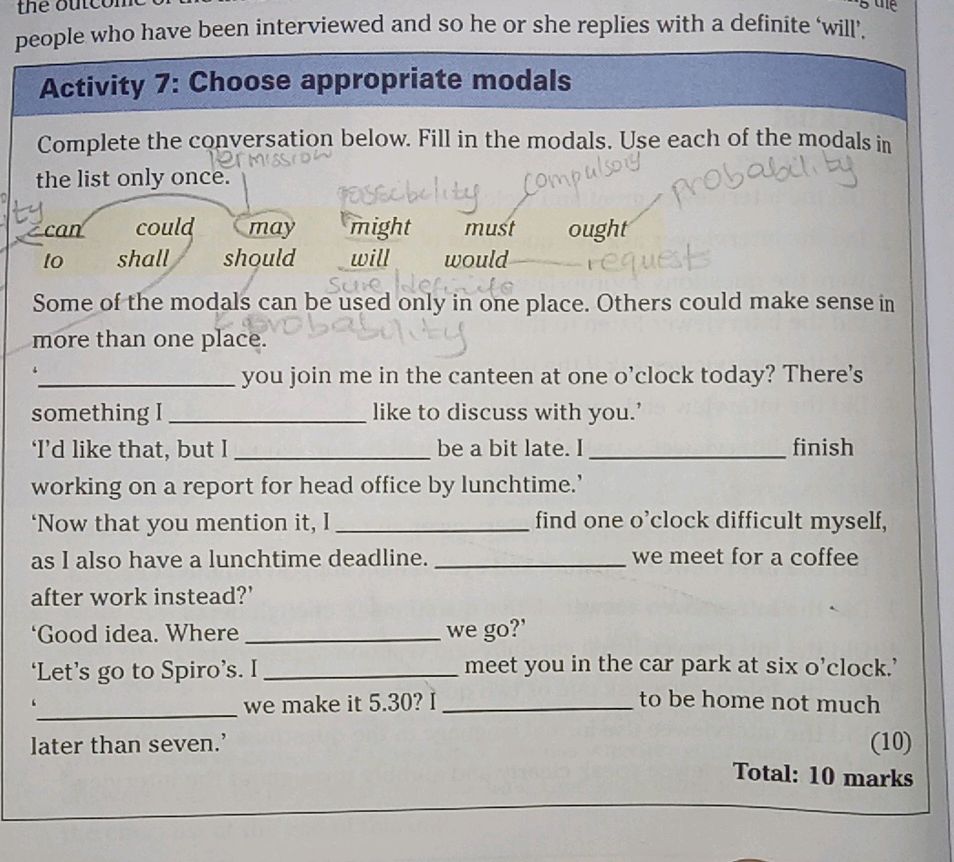 Complete the conversation below. Fill in the | StudyX