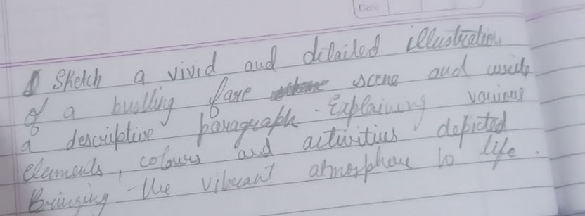 Sketch a vivid and detailed illustration of | StudyX