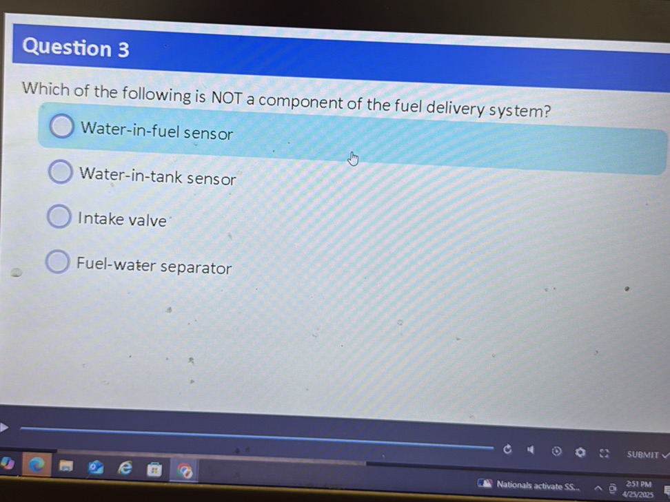 Which of the following is NOT a component of | StudyX