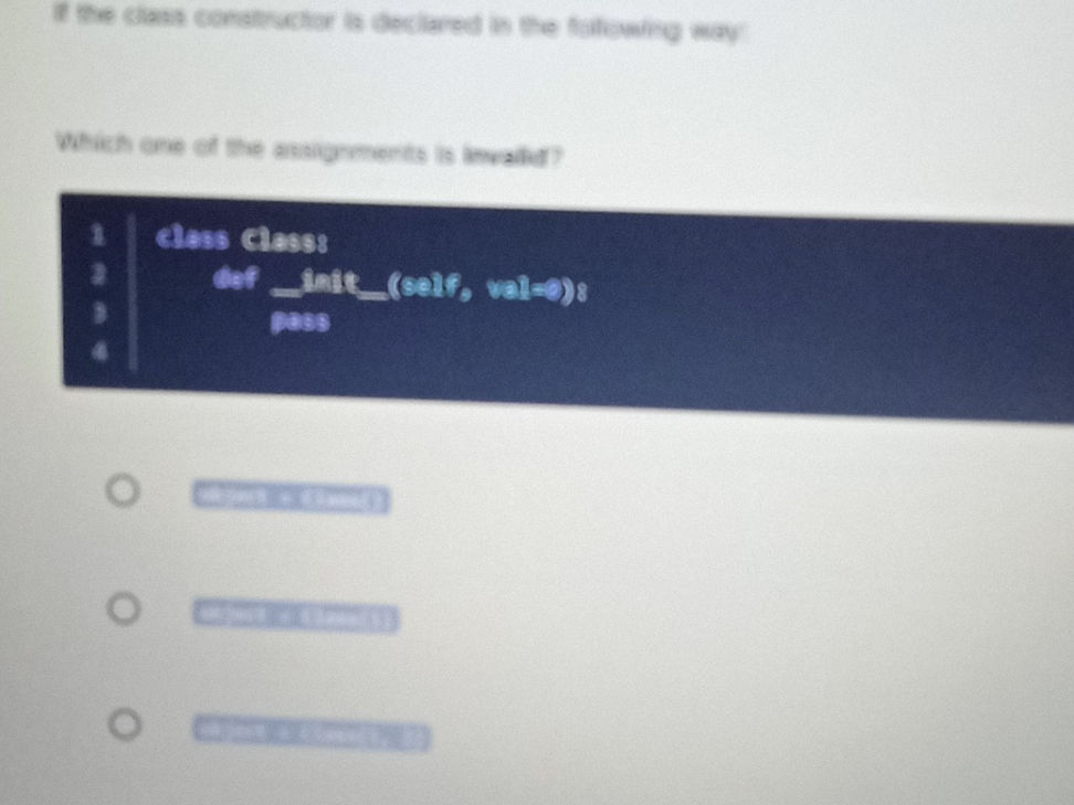 If the class constructor is declared in the | StudyX