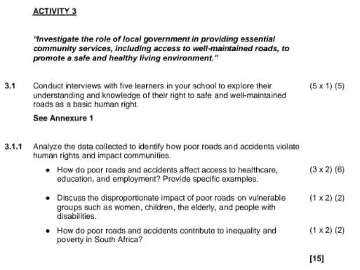 3.1 Conduct interviews with five learners in | StudyX