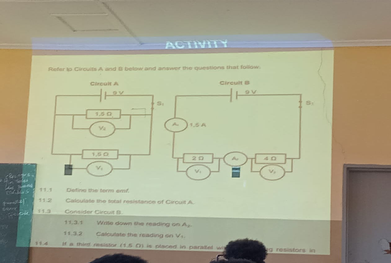 Refer to Circuits A and B below and answer | StudyX