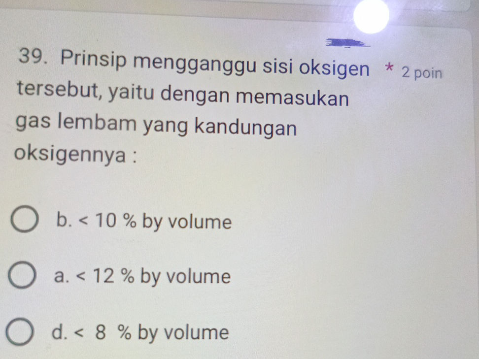39. Prinsip mengganggu sisi oksigen | StudyX
