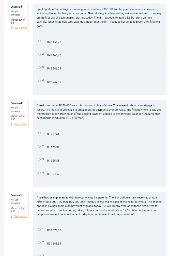 Question 3 Spark Ignition Technologies is | StudyX