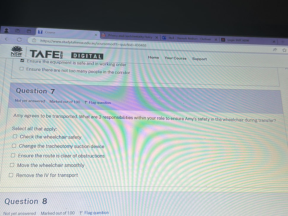 Amy agrees to be transported. What are 3 | StudyX