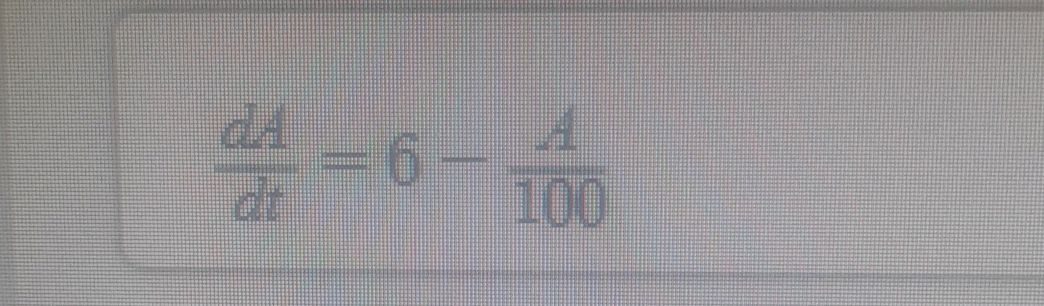 Solving Differential Equation dH/dt = 6 - | StudyX
