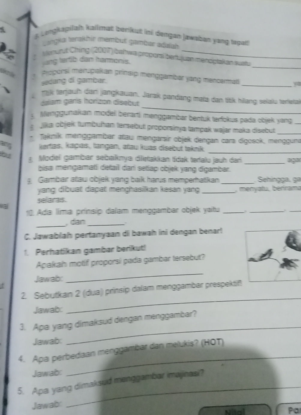 1. Perhatikan gambar berikut! Apakah motif | StudyX