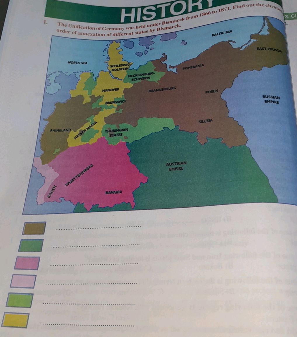 The Unification of Germany was held under | StudyX