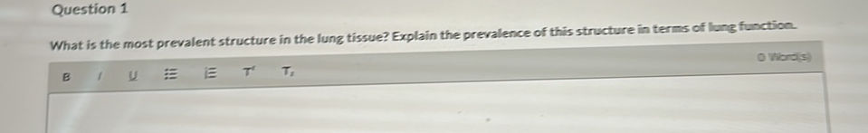 Question 1 What is the most prevalent