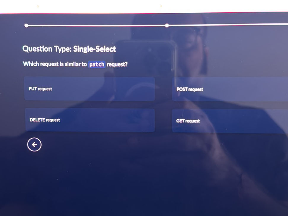 Which request is similar to patch request? | StudyX