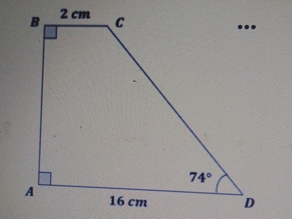 The image shows a quadrilateral with the | StudyX