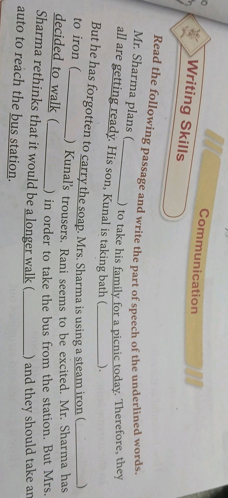 Read the following passage and write the | StudyX