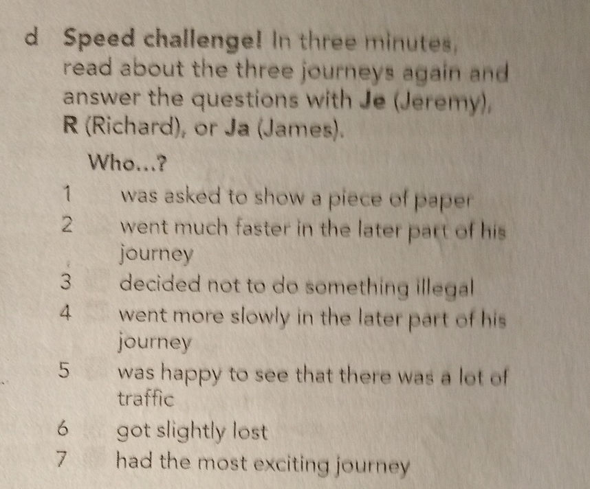Speed challenge! In three minutes, read | StudyX
