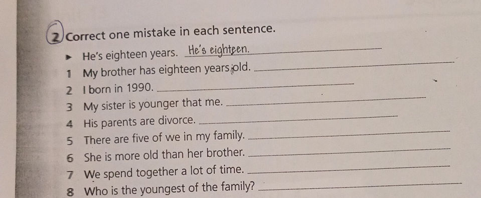 Correct one mistake in each sentence. * | StudyX