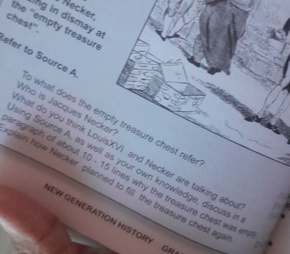 To what does the empty treasure chest refer? | StudyX